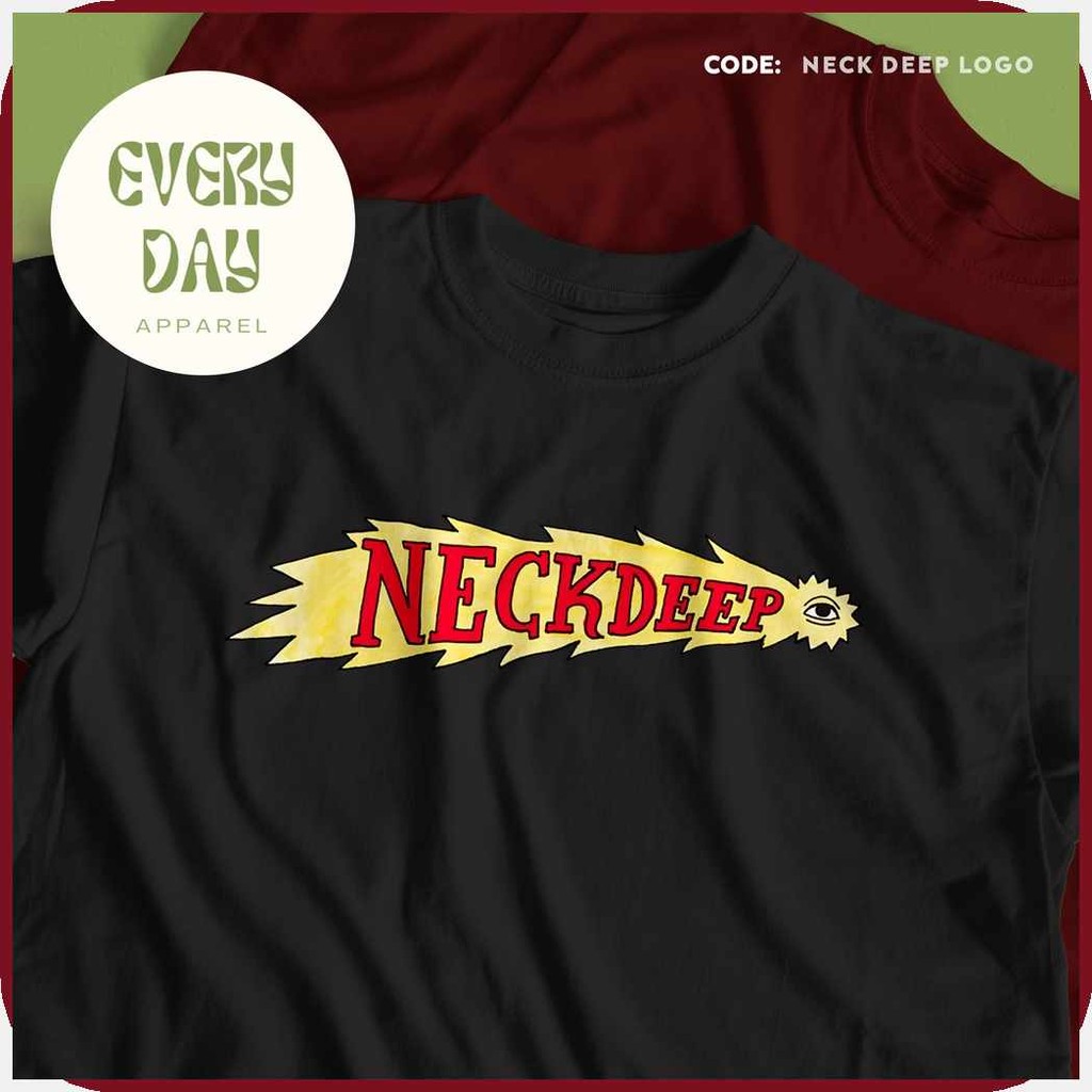 Neck@CK,Deep)VM)Logo)UN?|*Zb?Everyday*lB?Apparel*xI?T-Shirt | Shopee ...