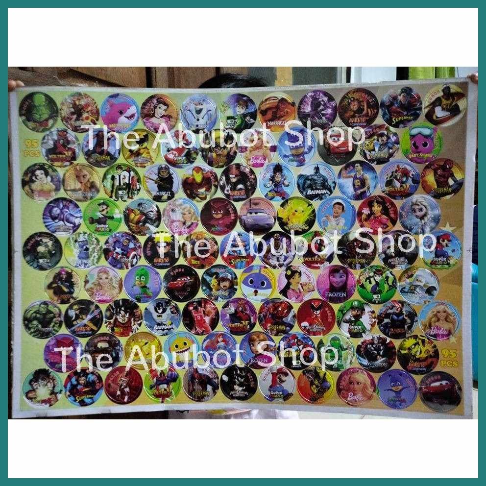 Pogs Toy Character 190 pieces pack | Shopee Philippines