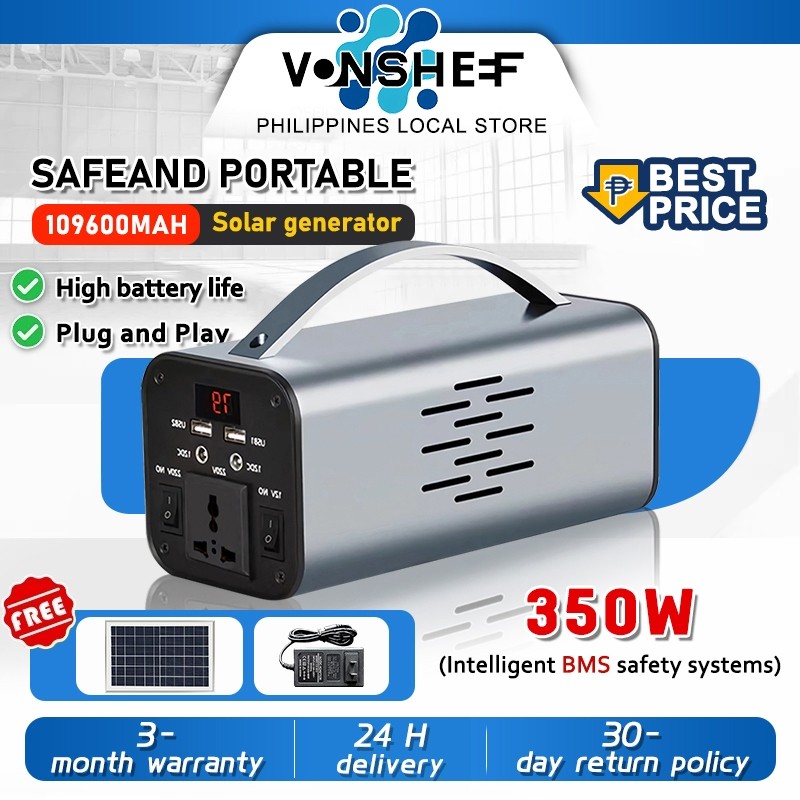 350W/220V Power Station Portable 109600mAh Big Capacity Power Station ...