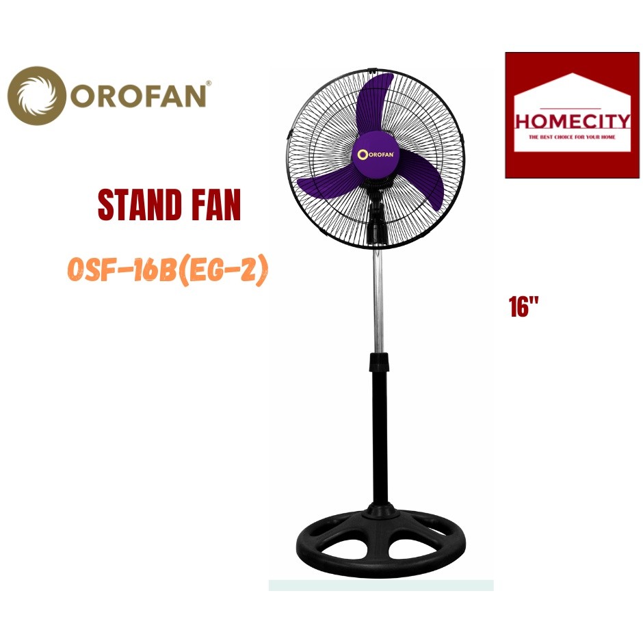 OROFAN STAND FAN OSF-16B (EG-2) 16INCH COLOR VARIATION DEPENDS ON STOCK ...