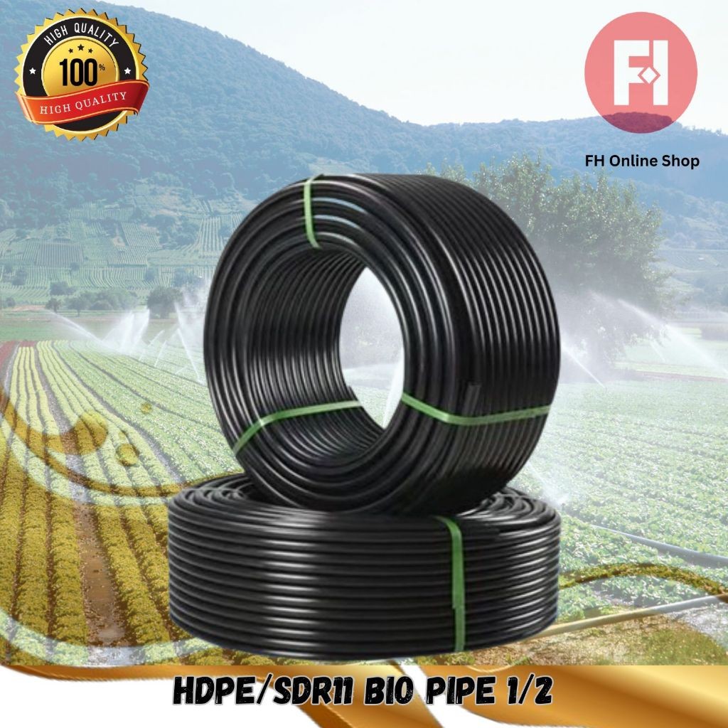 SDR11 / HDPE BIO PIPE BLACK HOSE 1/2 x 20mm PVC (WATERLINE / WIRINGS ...