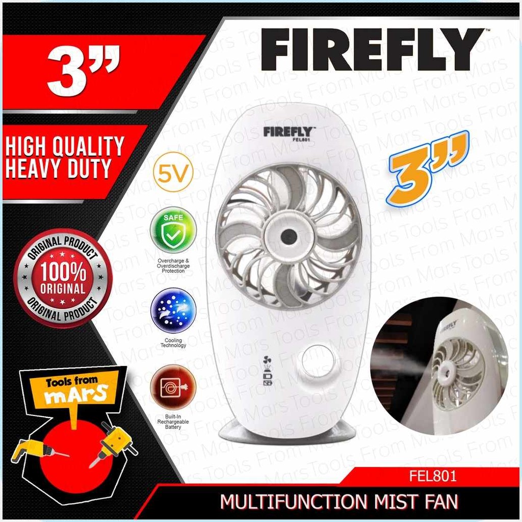 FIREFLY Handy Foldable Fan with Power Bank | Multi functional Handy ...