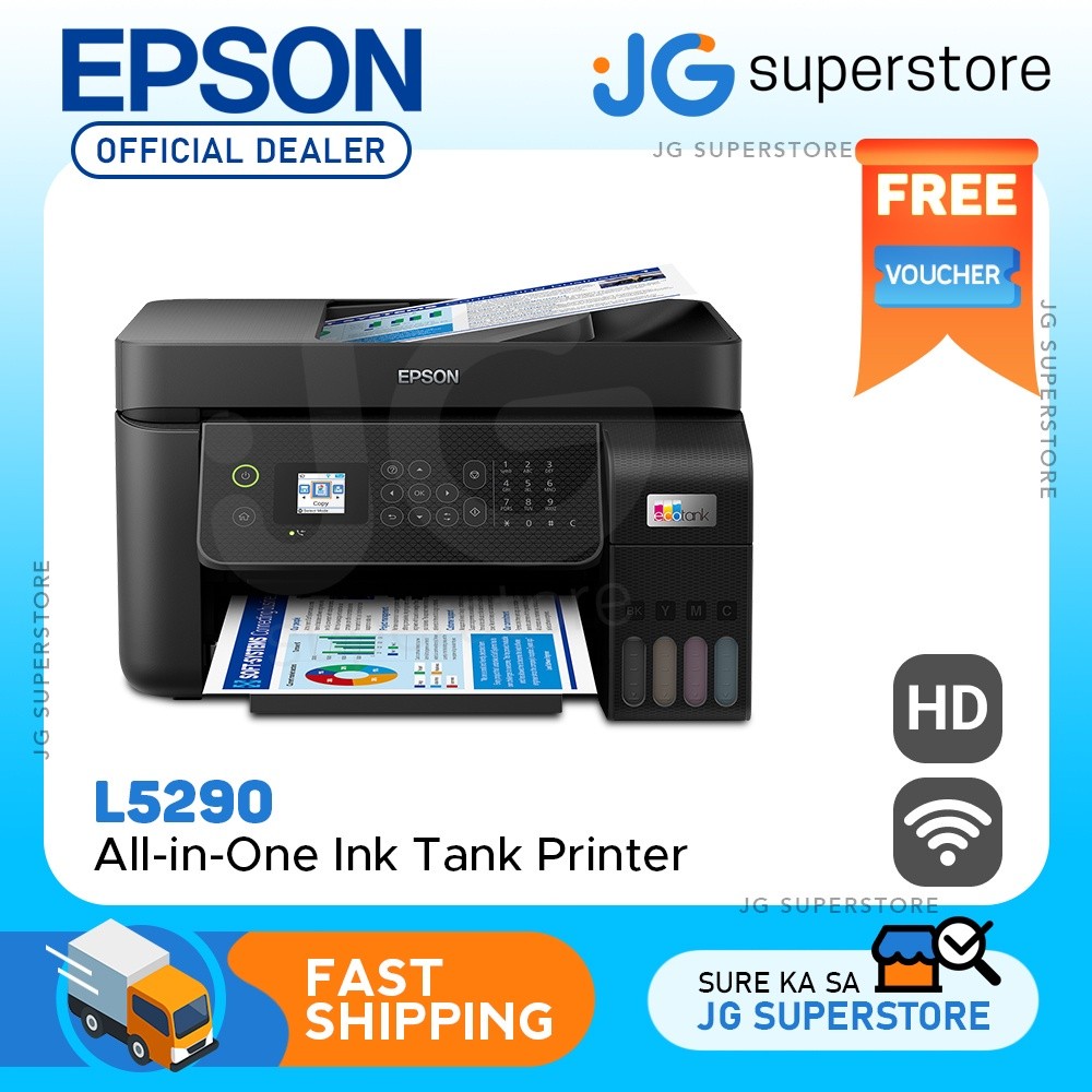 Epson EcoTank L5290 Wi-Fi All-in-One Ink Tank Printer (Print Scan Copy ...