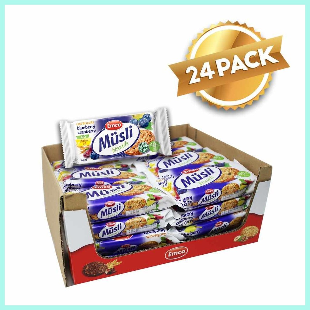 Musli;Z!Oat]i&Biscuits,Bp[dE[Blueberry,PC[Cranberry,Pc[60g,hO[(24,e ...