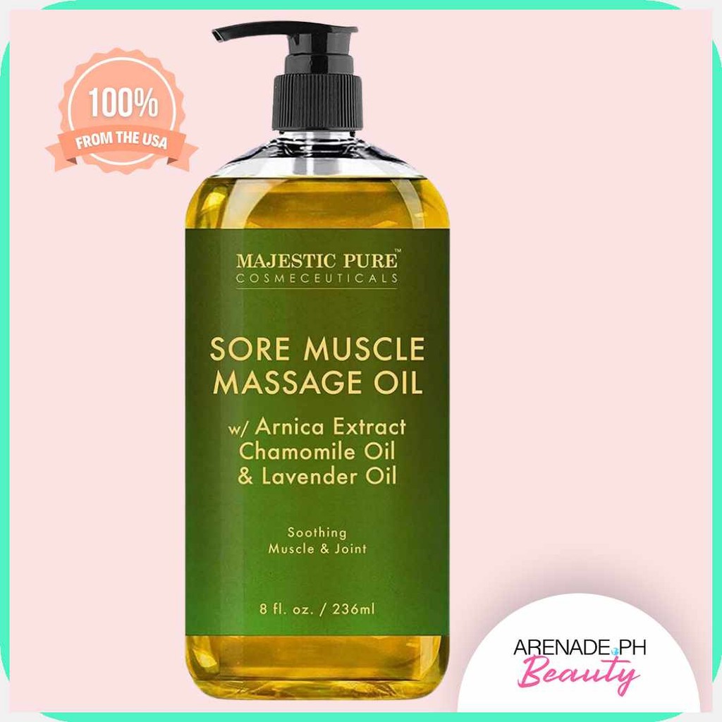 Majestic{D.Pure+e+Sore+i@Muscle+m[MassageOil,Z[withArnica,V[Extract,b ...