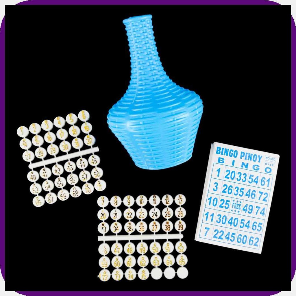 Pinoy Classic Bingo Game Set with Shaker and Cards,BINGO SET,BIG&SMALL ...