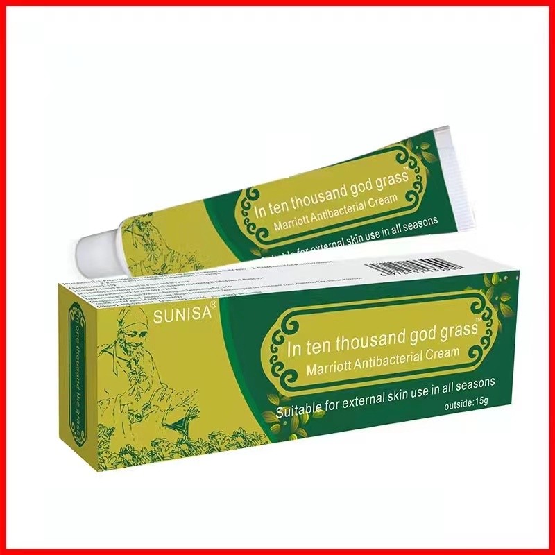 SUNISA Millennium Grass Ointment Cream Skin Care 15g （GreenWhite ...