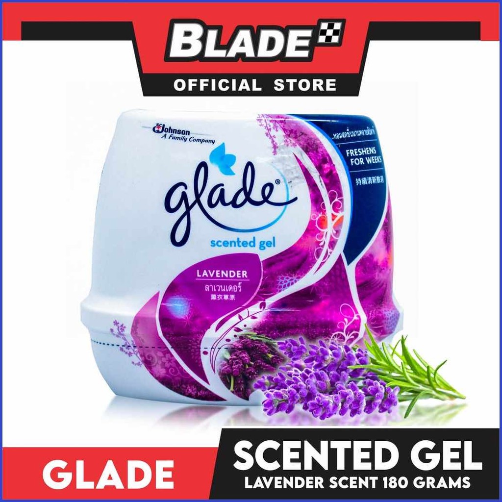 Glade-fi-Scented(a#Gel/em^Air/a^Freshener/F^180g/K^(Lavender) | Shopee ...