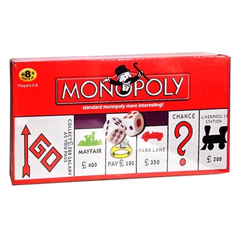 Monopoly Classic Board Game Red | Shopee Philippines