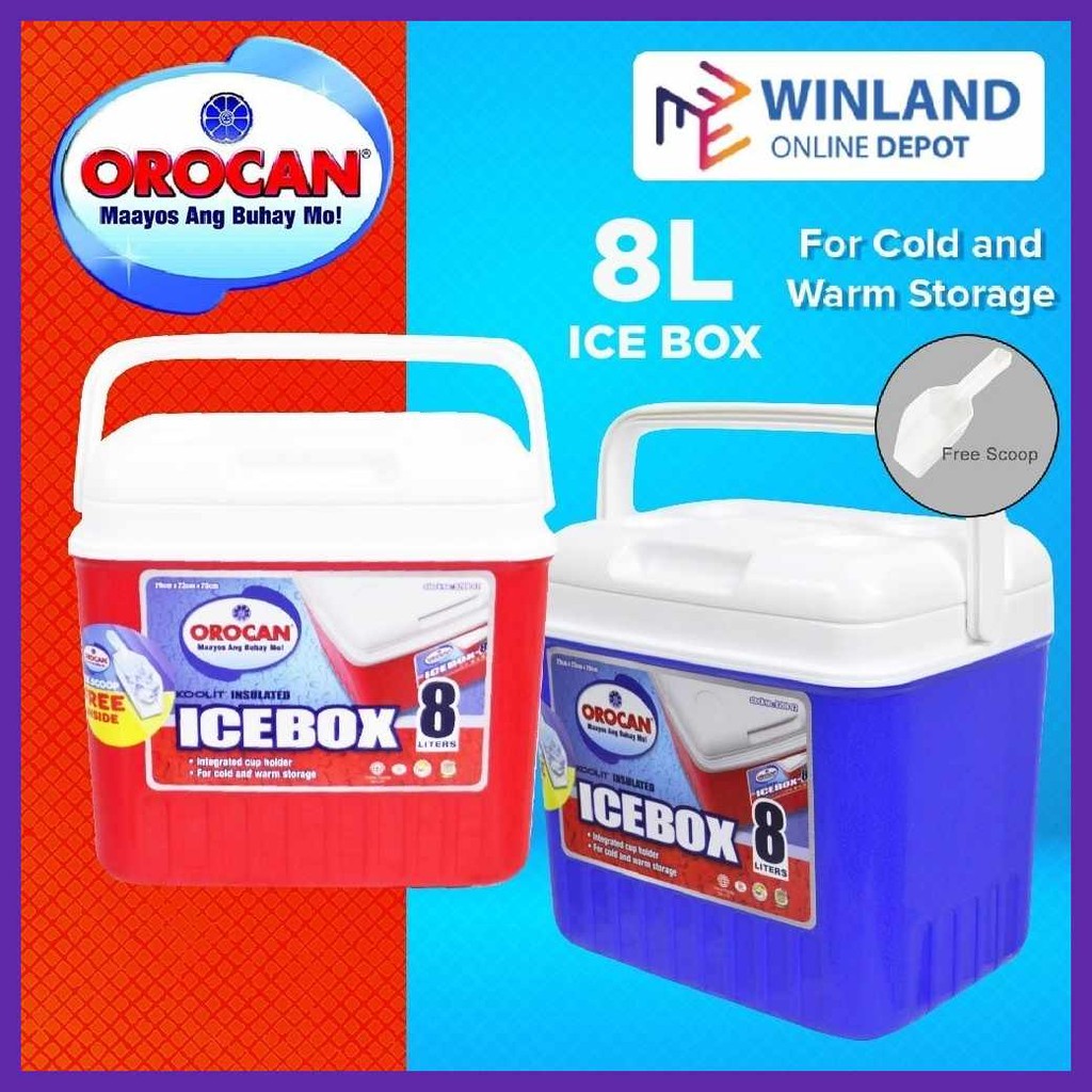 Orocan by Winland Koolit Insulated Ice Box 8 Liters with Free Ice Scoop ...
