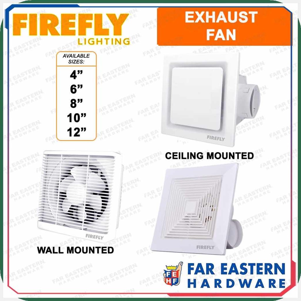 FIREFLY Ceiling=L@Duct`Ag;|&Wall&Mounted&Exhaust&Bathroom&Fan Air ...