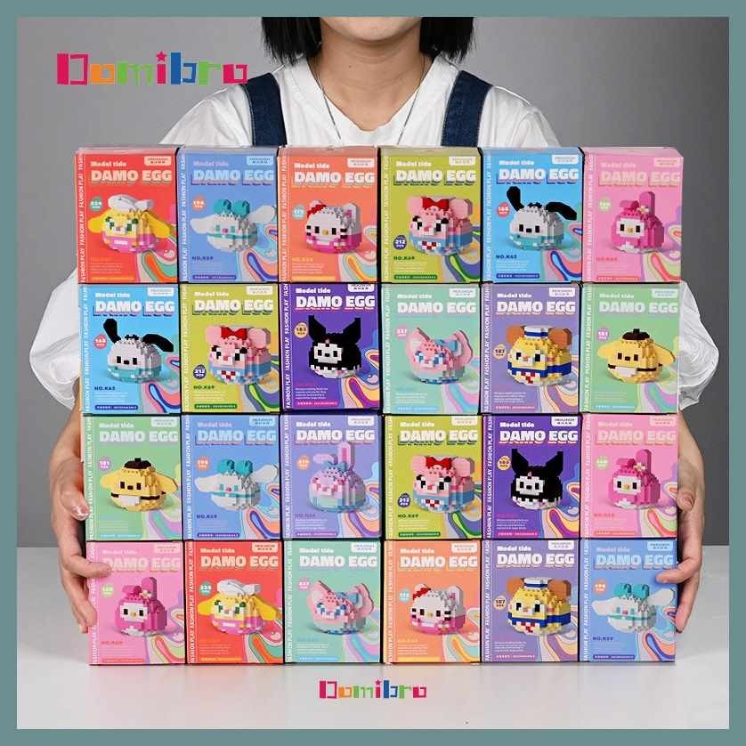 Building Blocks Toys Cute Cartoon Mini Kuromi Melody Minifigures ...