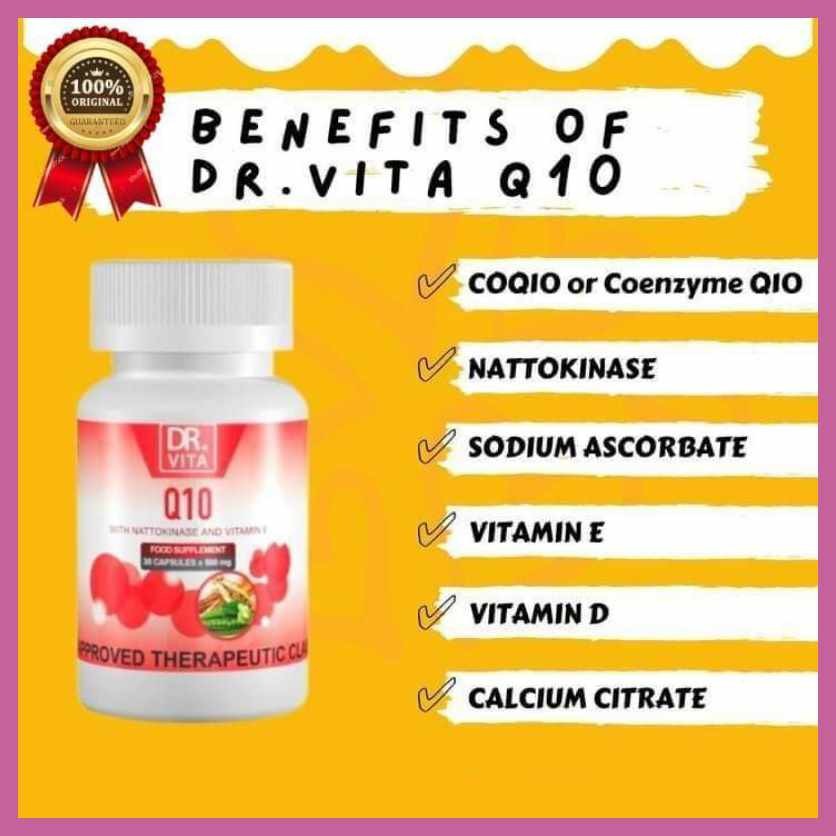 ORIGINAL)Kj&DR..o;VITA+GF@wg@sA@TY!Q10[Sw!with[PM!Nattokinase and Vitamin E | Shopee Philippines
