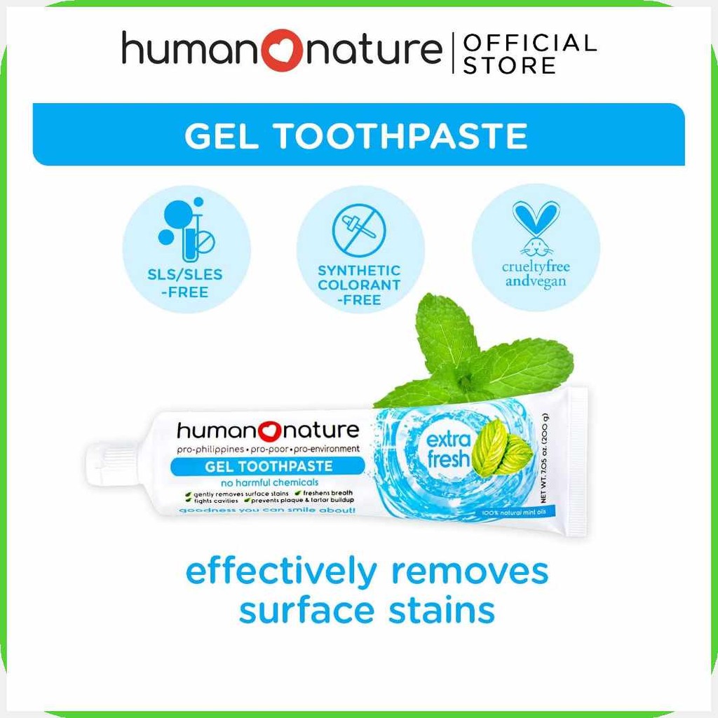 Human&T/Nature>o*Natural~Z*Gel~g*Toothpaste~B*(No~D*Harmful~ic ...