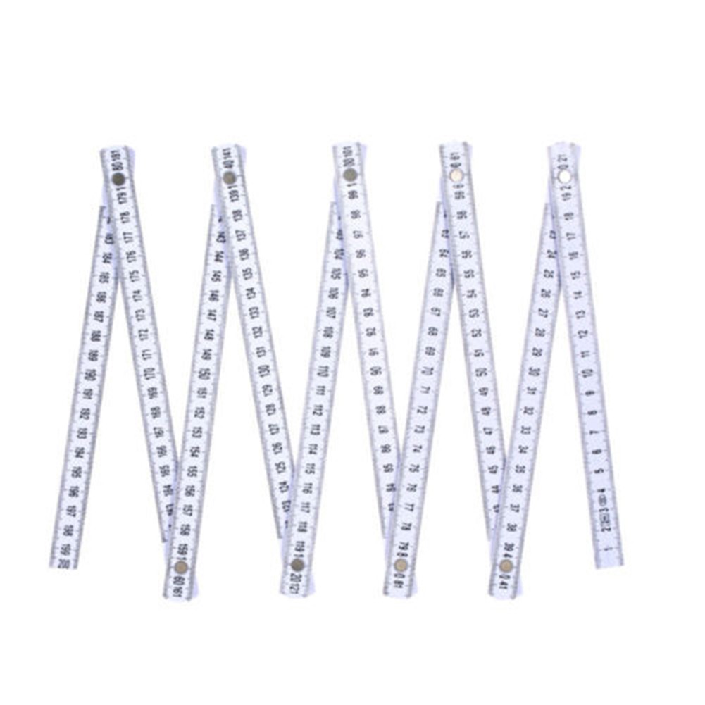 YFBG Ready Stock 2 Meters Slide Ten-Parts Fold Up Folding Ruler ...