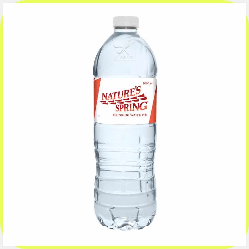 NATURE'S SPRING ALKALINE PH9 WATER 1L | Shopee Philippines