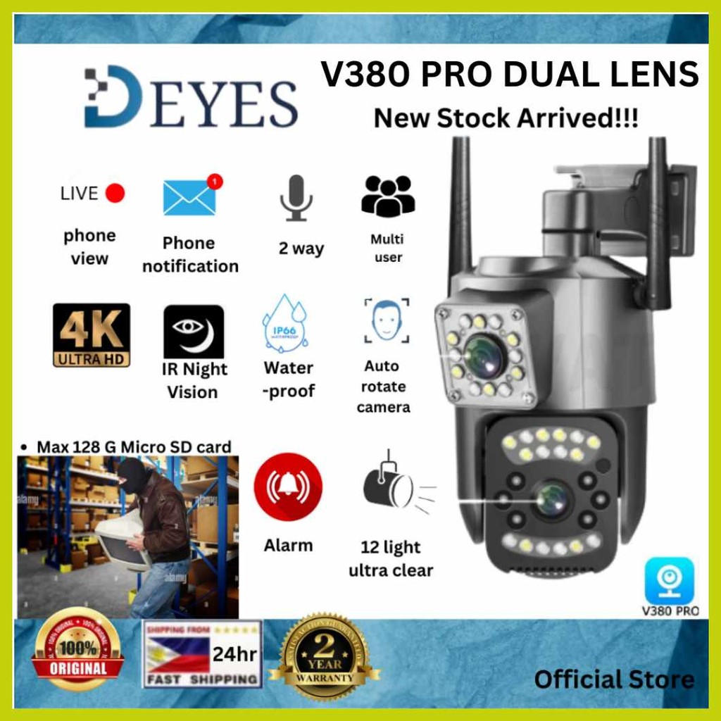 DEYES_Z/V380PROaS*HD_qA:360%Us:1080P%vA:CCTV%Dl;Camera&dual&lens ...