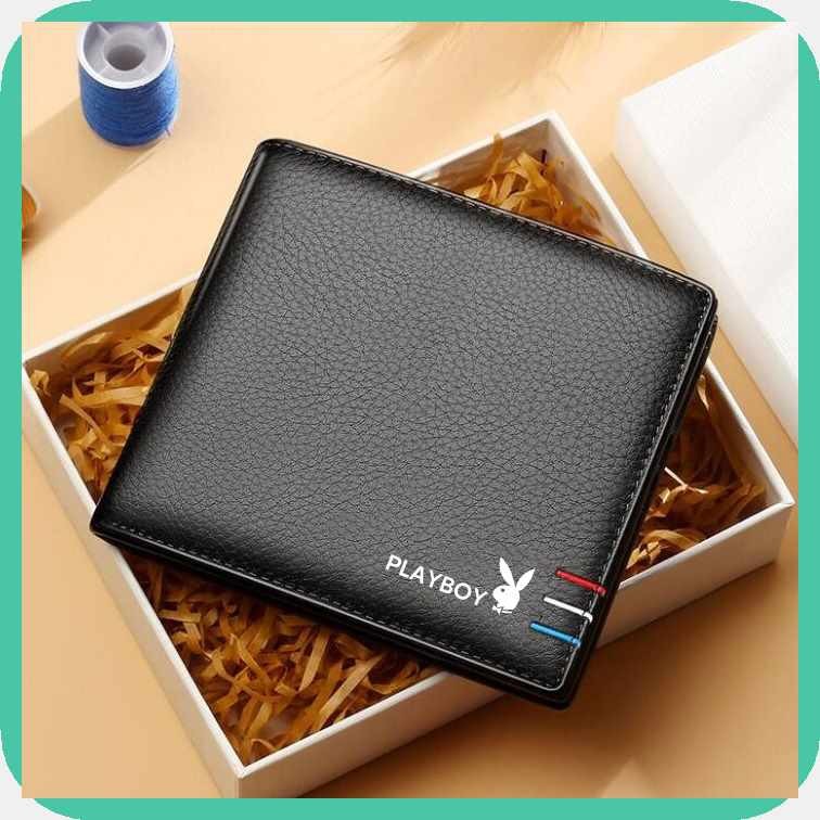 playboy_d;Men's*Tz$Leather^v$Bifold^p$Wallet^X$Zipper^U$Coin^y$Purse^K ...