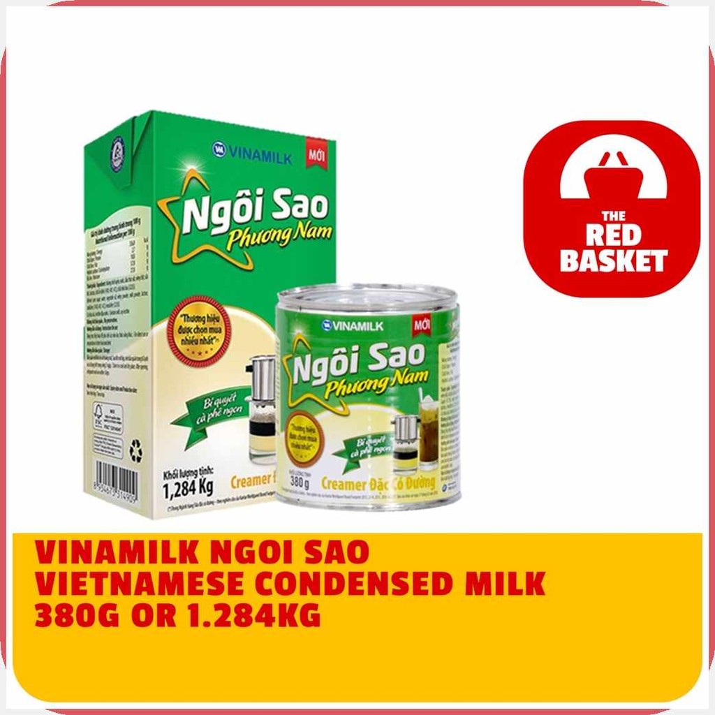 VINAMILK NGOI SAI (Ngi Sao) SOUTHERN STAR VIETNAM CONDENSED MILK 380G ...
