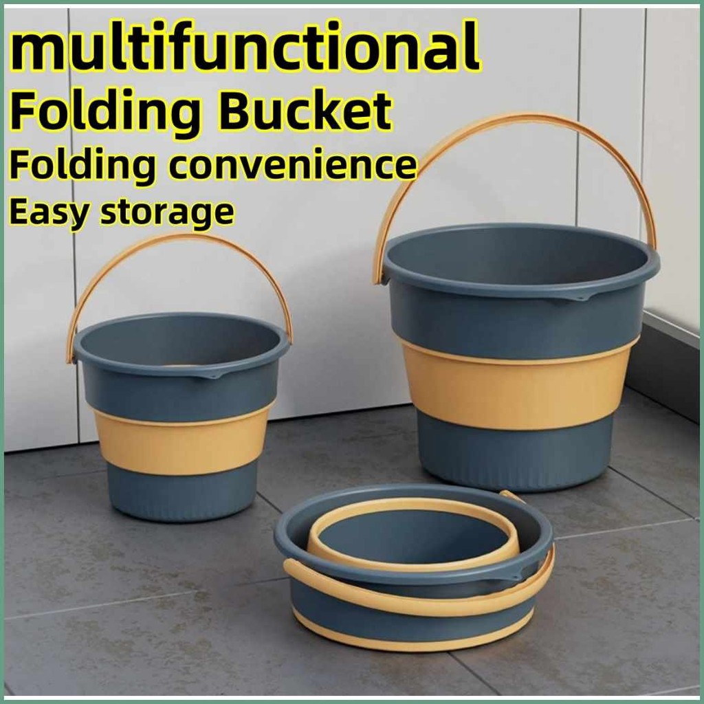 5/15L}S(foldable*H~timba~M*Plastic~f*bucket ED+Gu+BA+XW+portable Car Wash pail collapsible Basin ...