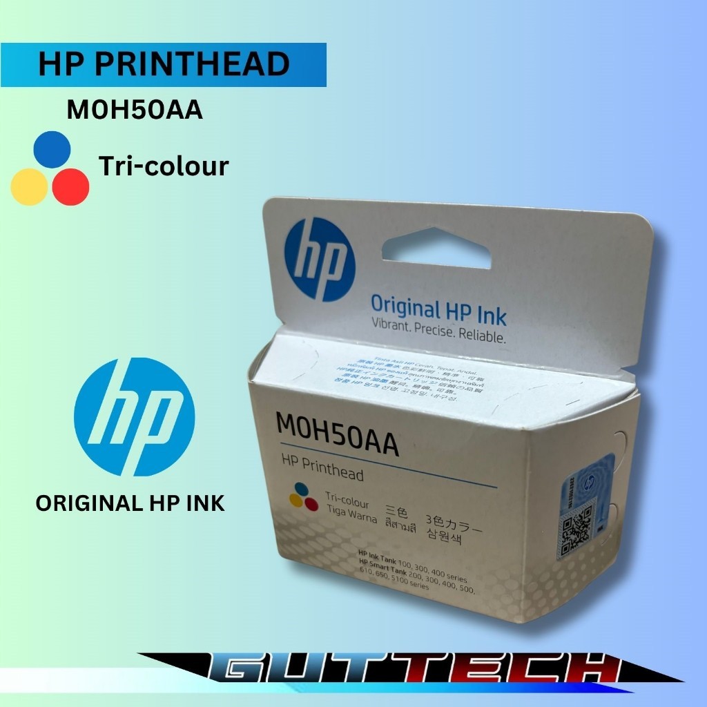 HP Printhead M0H50AA Tri-colour For Smart Tank 200/300/400/500/515/519 ...