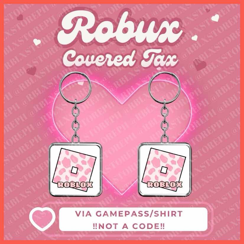 Robux|n:Keychain=C%Covered@V+Tax pq+v+l+r+m+(Not a Code) | Shopee ...