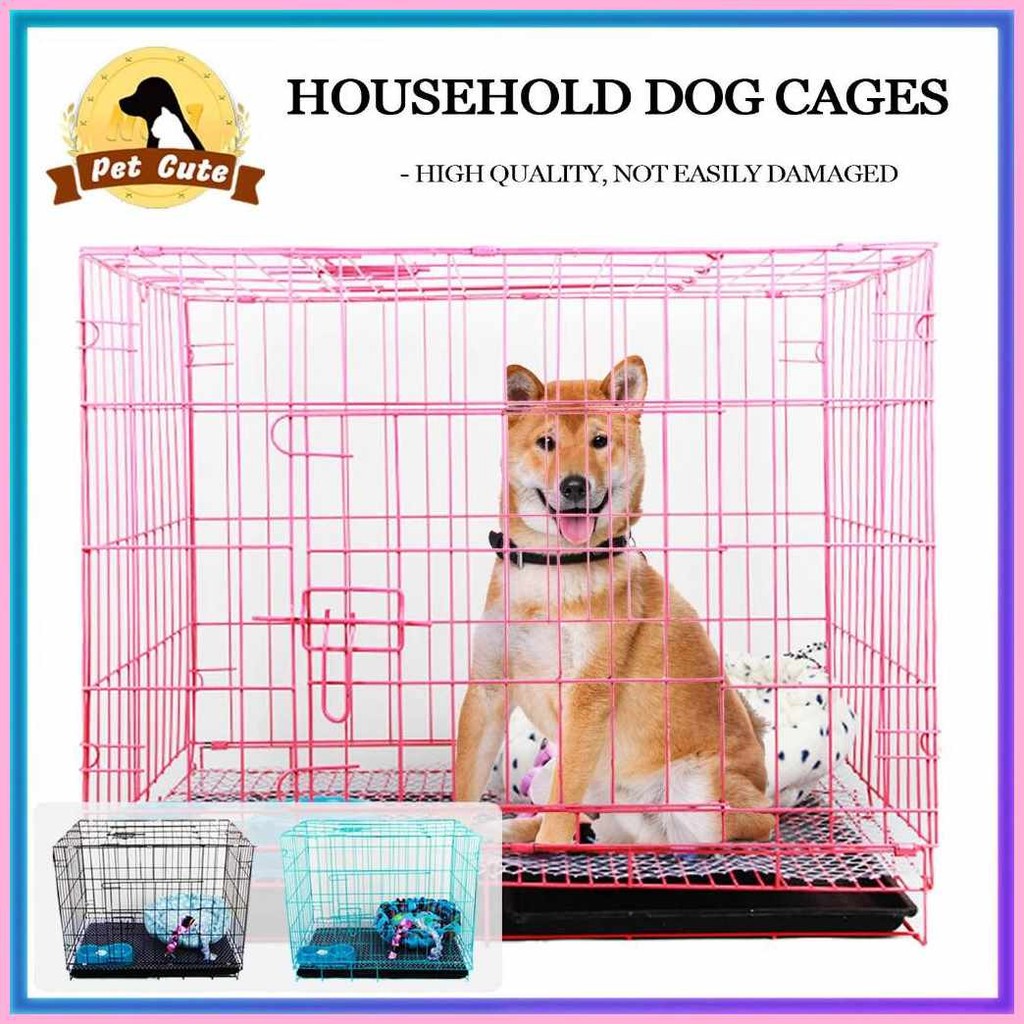Dog+r+Cage)n;Foldable!g[,J[Pet,h[Cage,U[,R[with,E[Poop Tray Heavy Duty ...