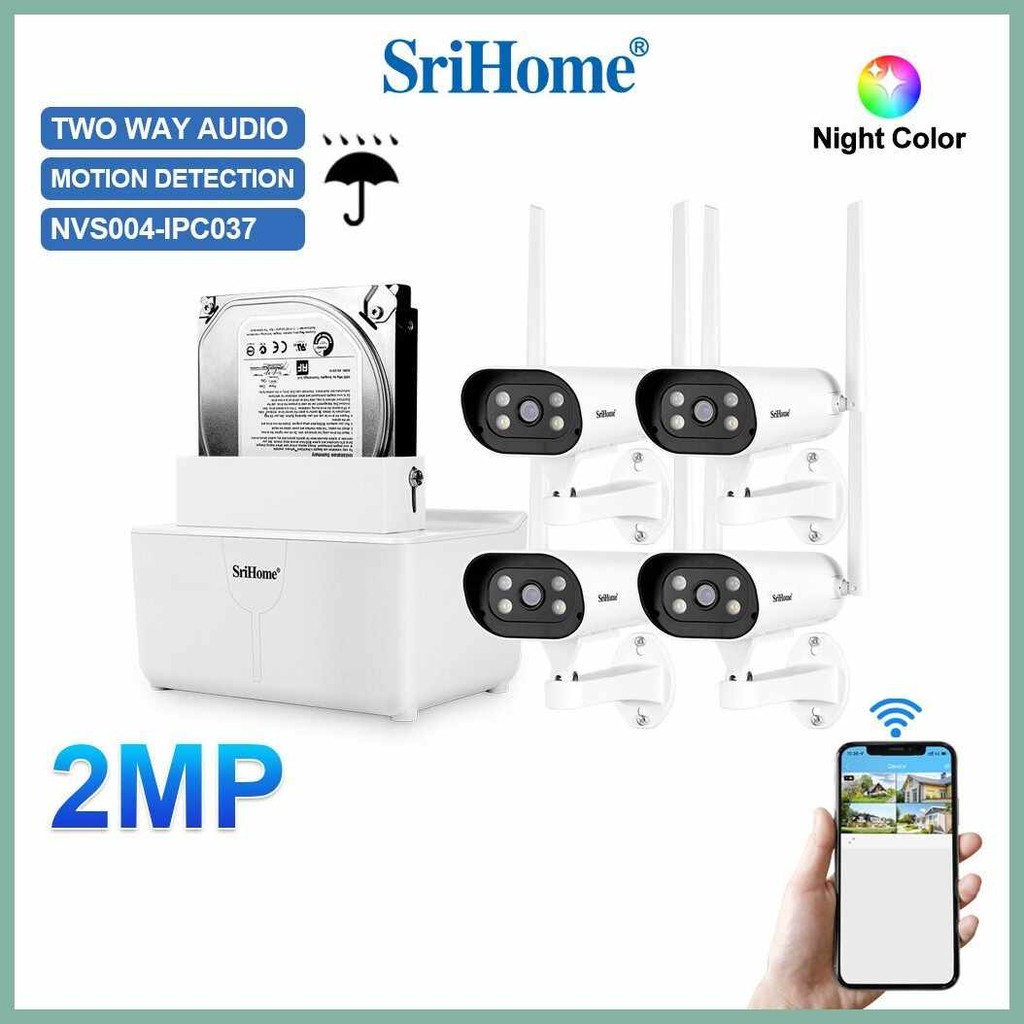 SriHome?U@F$+Ys@Gs@1080P+CM@4+xI@Channel+Mz@NVR+lZ@Kit Wireless ...