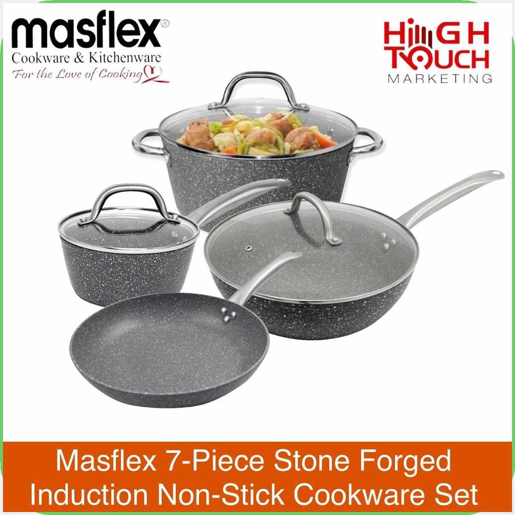 Masflex'L$Bundle{J/of~g?4*B?Stone+q@Induction+W@Non+e@Stick+s@Cookware ...