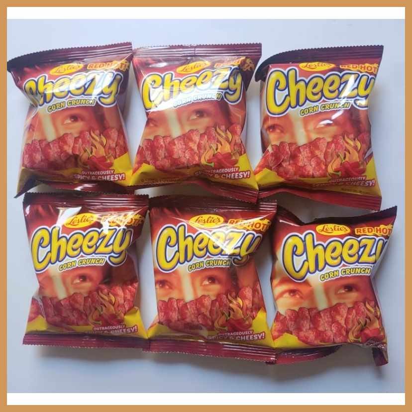 6 Packs Cheezy Red Hot Spicy&Cheesy Corn Crunch | Shopee Philippines
