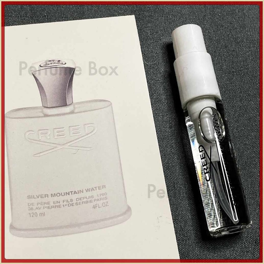 2ml Sample Creed Silver Mountain Water, 1995 Perfume Fragrance | Shopee ...