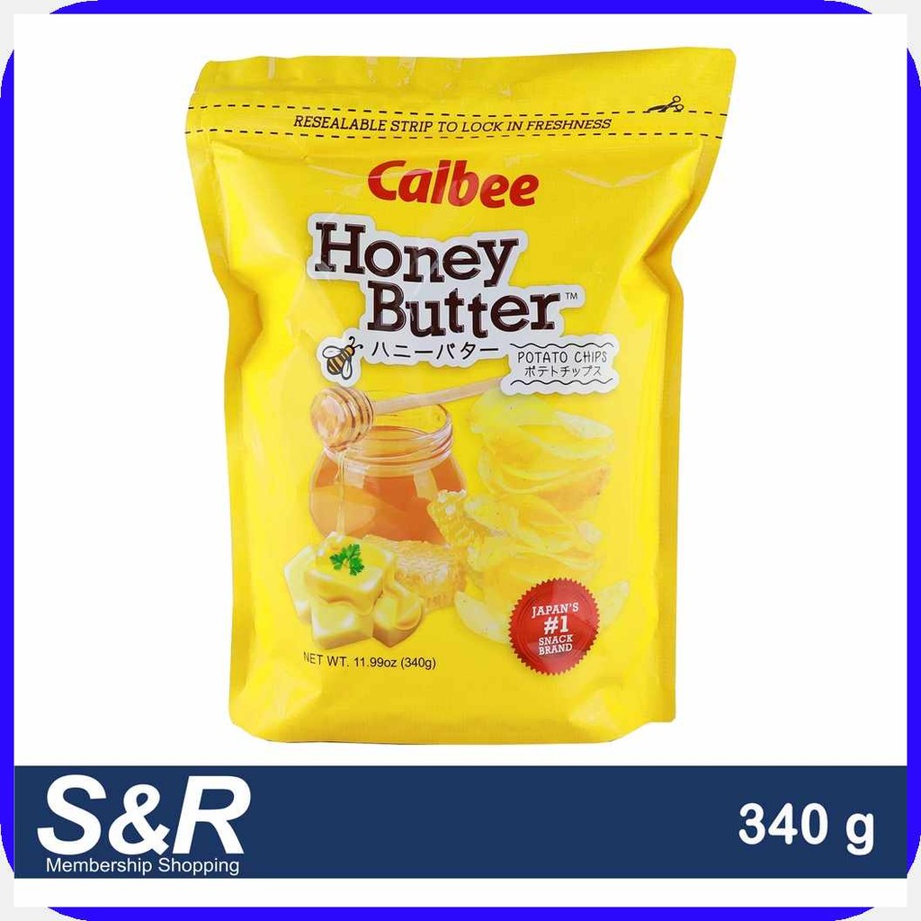 Calbee Honey Butter Potato Chips 340g | Shopee Philippines