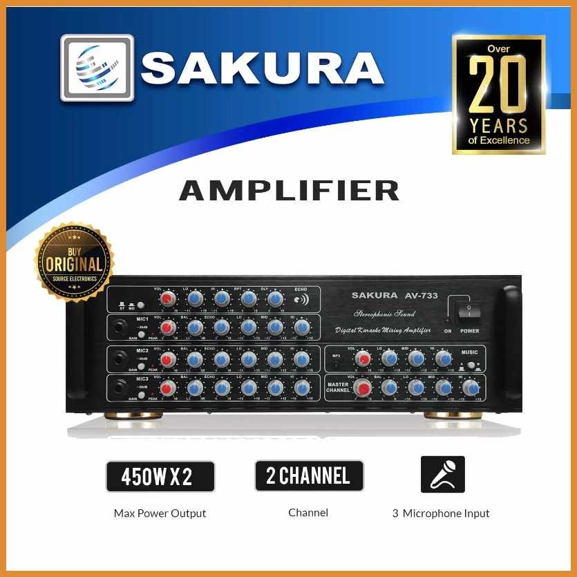 Sakura~ck!AV-733)IZ)450W)Xi>X*tB?2*Rq?Karaoke*y?Mixing*N?Amplifier*Z ...
