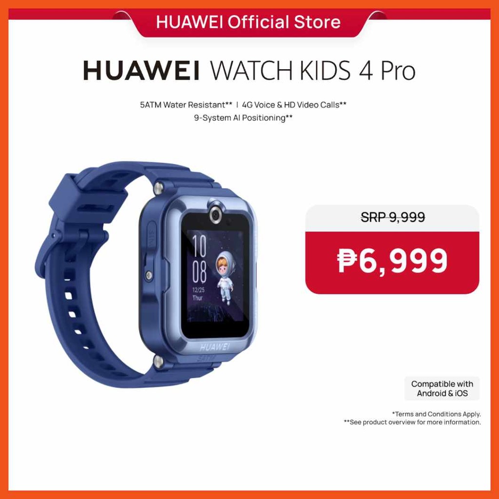 HUAWEI[wd}WATCH;A=KIDS.m#4]I#Pro]ii#Smartwatch | Shopee Philippines
