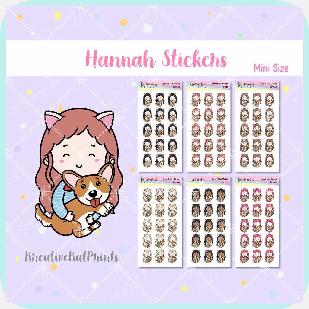Planner#Ce-Stickers;B)-/JF$Hannah^ku$Furmom^hd$|^rz$Pets^jp$|^m$Dogs ...