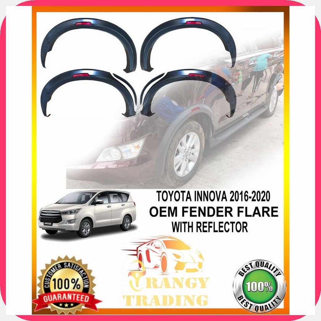Toyota@B%Innova]a;k%2016_v%to_F%2025_t%OEM_h%Fender`z&Flare SLIM TYPE ...