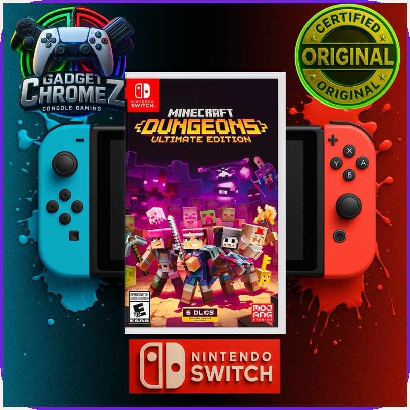 Minecraft}GR>Dungeons:+l]Ultimate=xO(Edition|Dv(||xh)Nintendo}PH)Switch ...