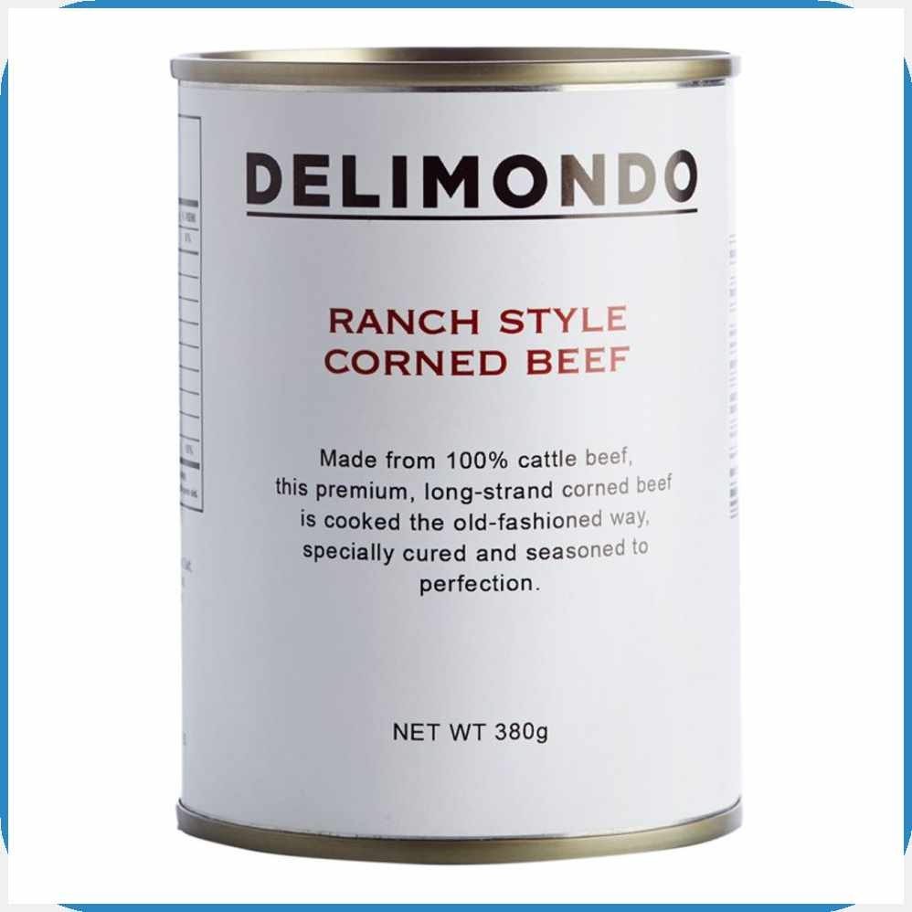 Delimondo>Ds{Ranch;Q@Style,em[Corned,jx[Beef,Im[380g | Shopee Philippines