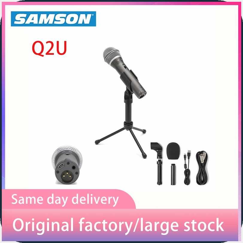 Samson-j{Q2U@S.USB>QI)/|PV(XLR|uH(Dynamic|Bm(Microphone|Pp(Recording|GK ...