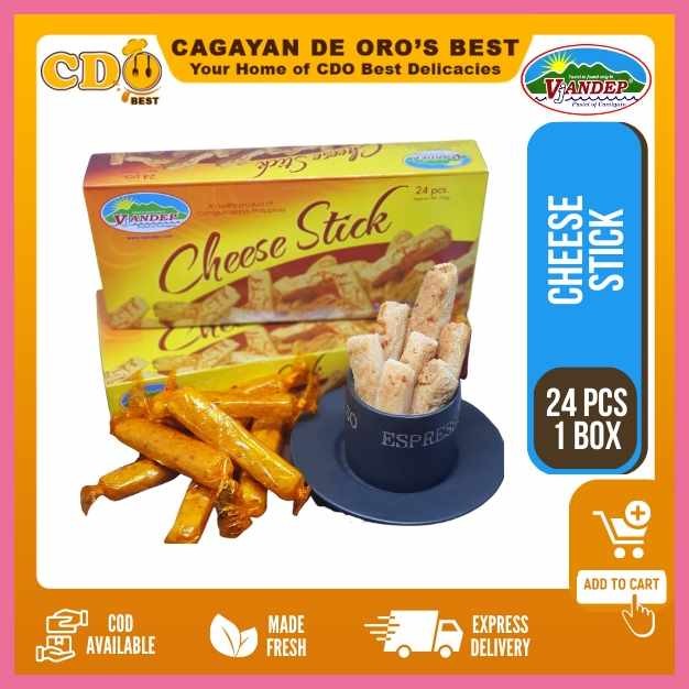 CDO[D RX`O;|&Vjandep&Cheese&Sticks&24pcs/&Box | Camiguin Delicacies ...
