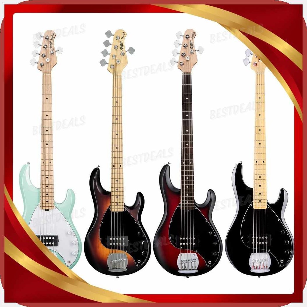 RAY-5 IND Sterling by Musikman SUB Series Bass Guitar 5-string (made in ...