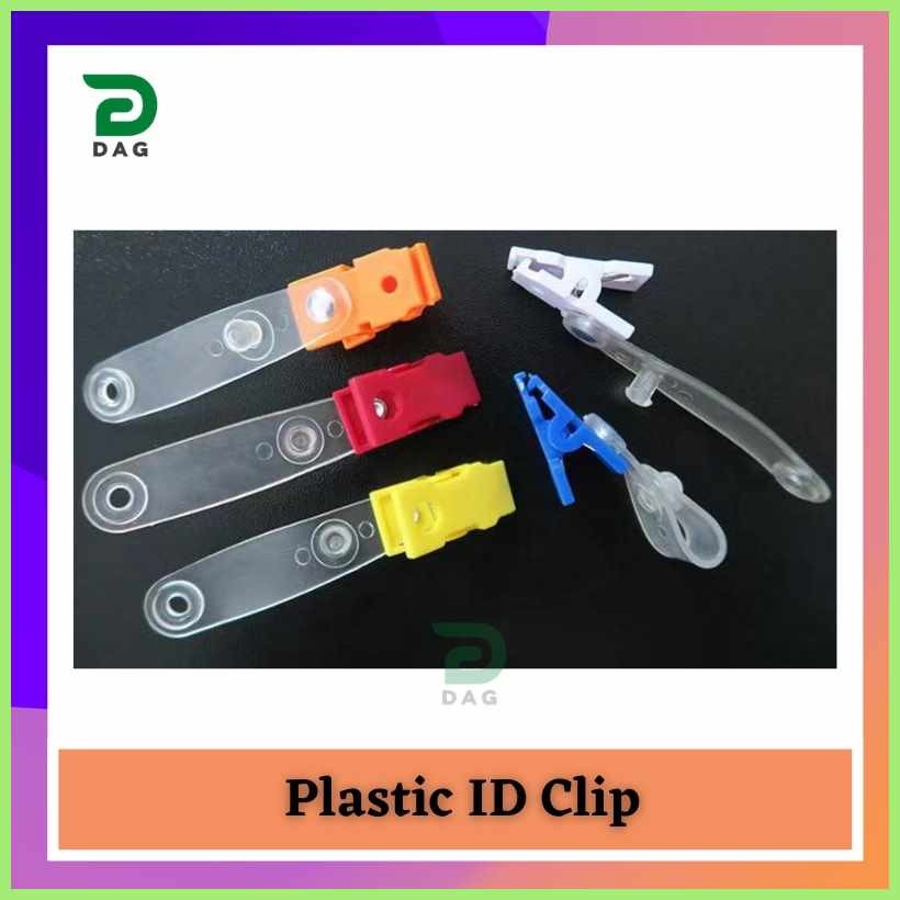 Metal Clip For ID Cards/ID Clip Holder Plastic Color(100pcs/pack ...
