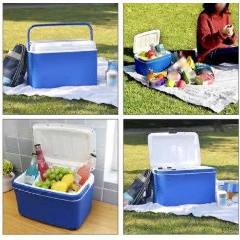 3pcs/Set Cool Boxes Portable Plastic Cooler Box, Camping Ice Chest ...