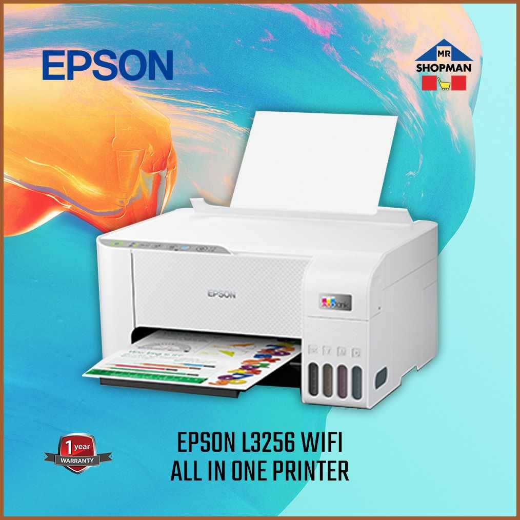 Epson EcoTank L3256 A4 WiFi All-in-One Ink Tank Printer | Shopee ...