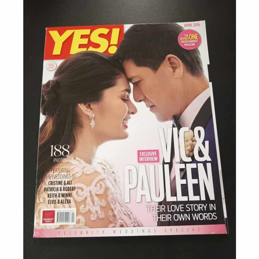 Coffee Table Magazine: Yes Magazine Vic Sotto and Pauleen Luna wedding ...
