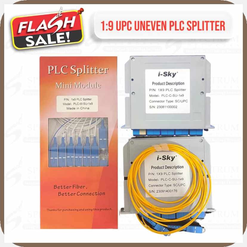 FTTH i-SKY UNEVEN PLC SPLITTER SOLUTION | Shopee Philippines