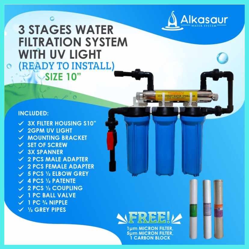 3&C]Stages`a.10}IY>Water)Pd>Filtration)Kk>System)P>Set)I>with)T>FREE ...