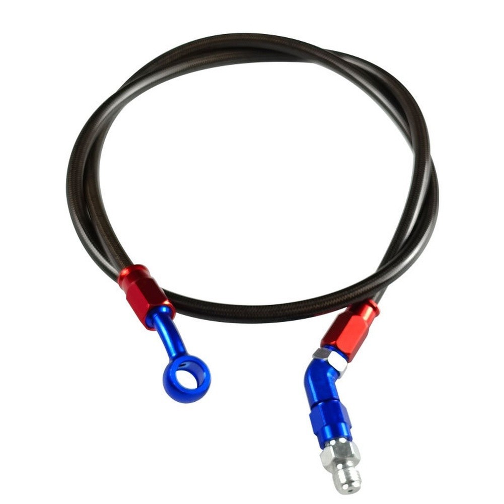 【NSRE HOT】Motorcycle Hydraulic Brake Hose Stainless Steel Brake Line 45 Degree M10 Brake ...