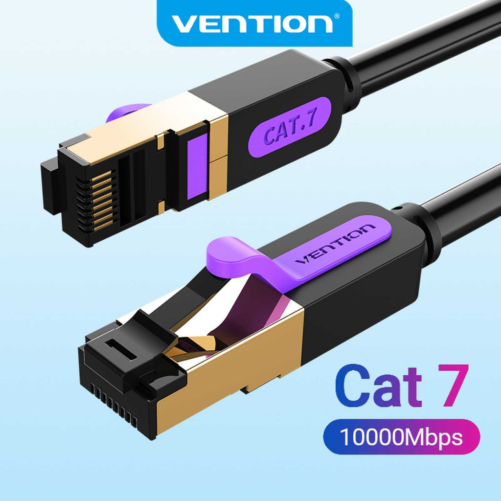 Vention Lan Cat7 Rj45 Round Ethernet Cable | Shopee Philippines