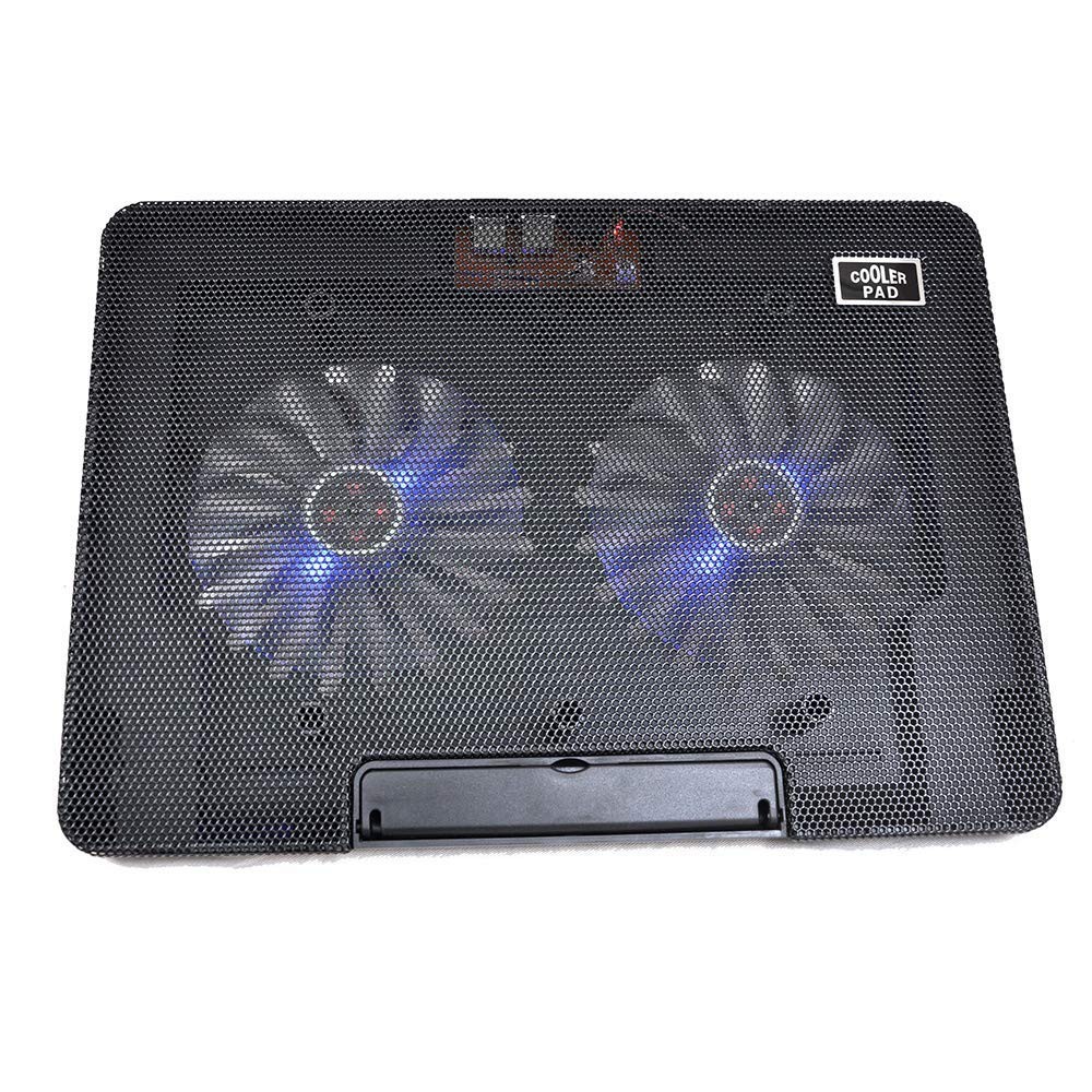 Laptop Cooling Pad N99 With 2 Dual Fan (Black) | Shopee Philippines